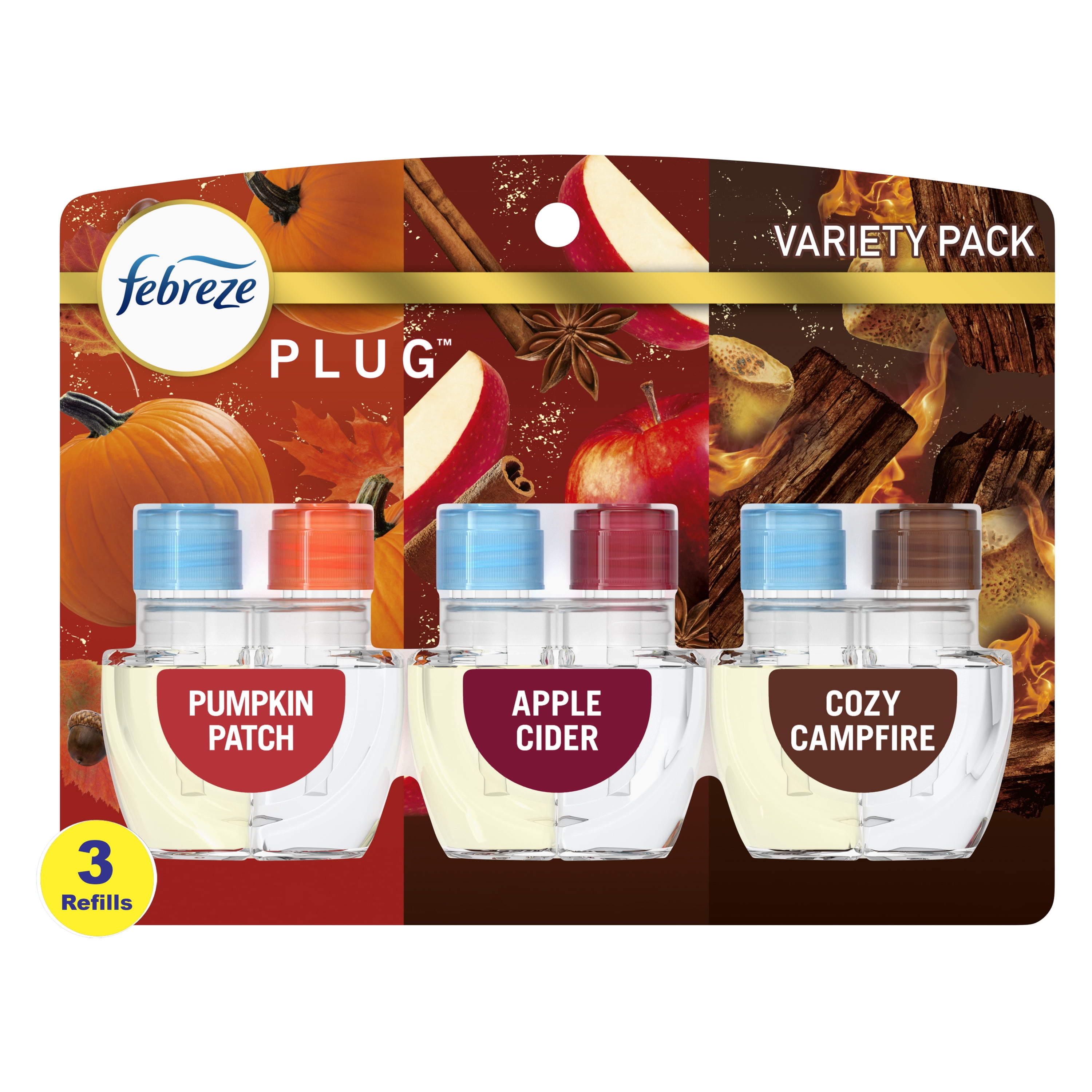 Febreze PLUG Air Freshener, Scented Plugins, Apple Set, Variety Pack ...