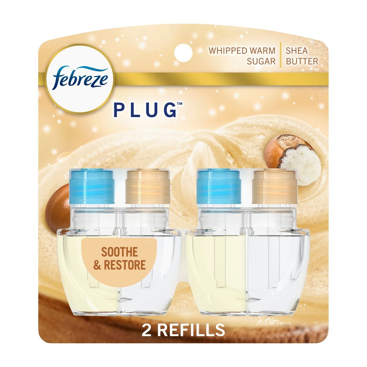Febreze Plug Dual Refill Air Freshener Soothe Restore - 1.75 fl oz/2ct ...