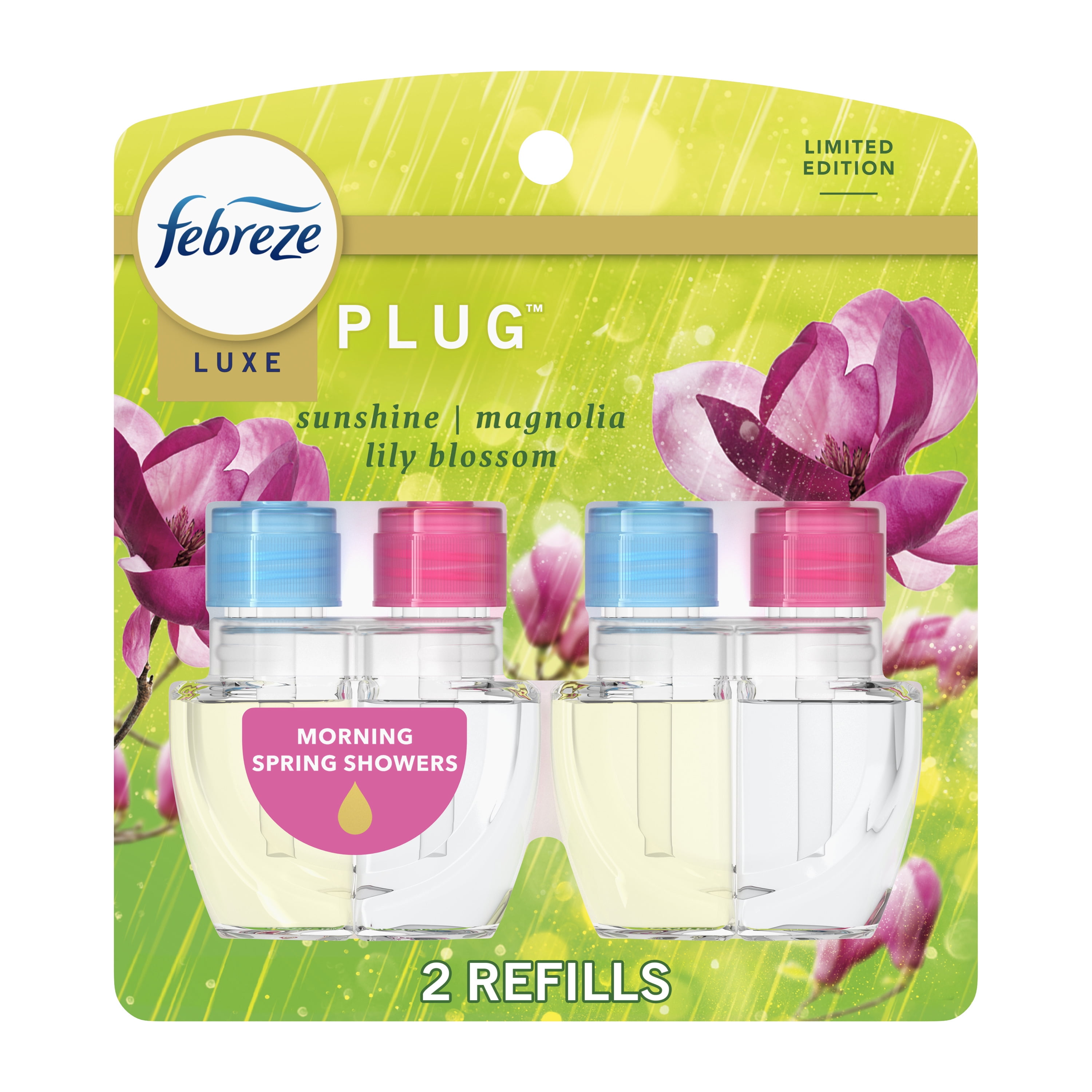 Febreze Plug In Air Freshener Morning Spring Showers Scent, Odor ...