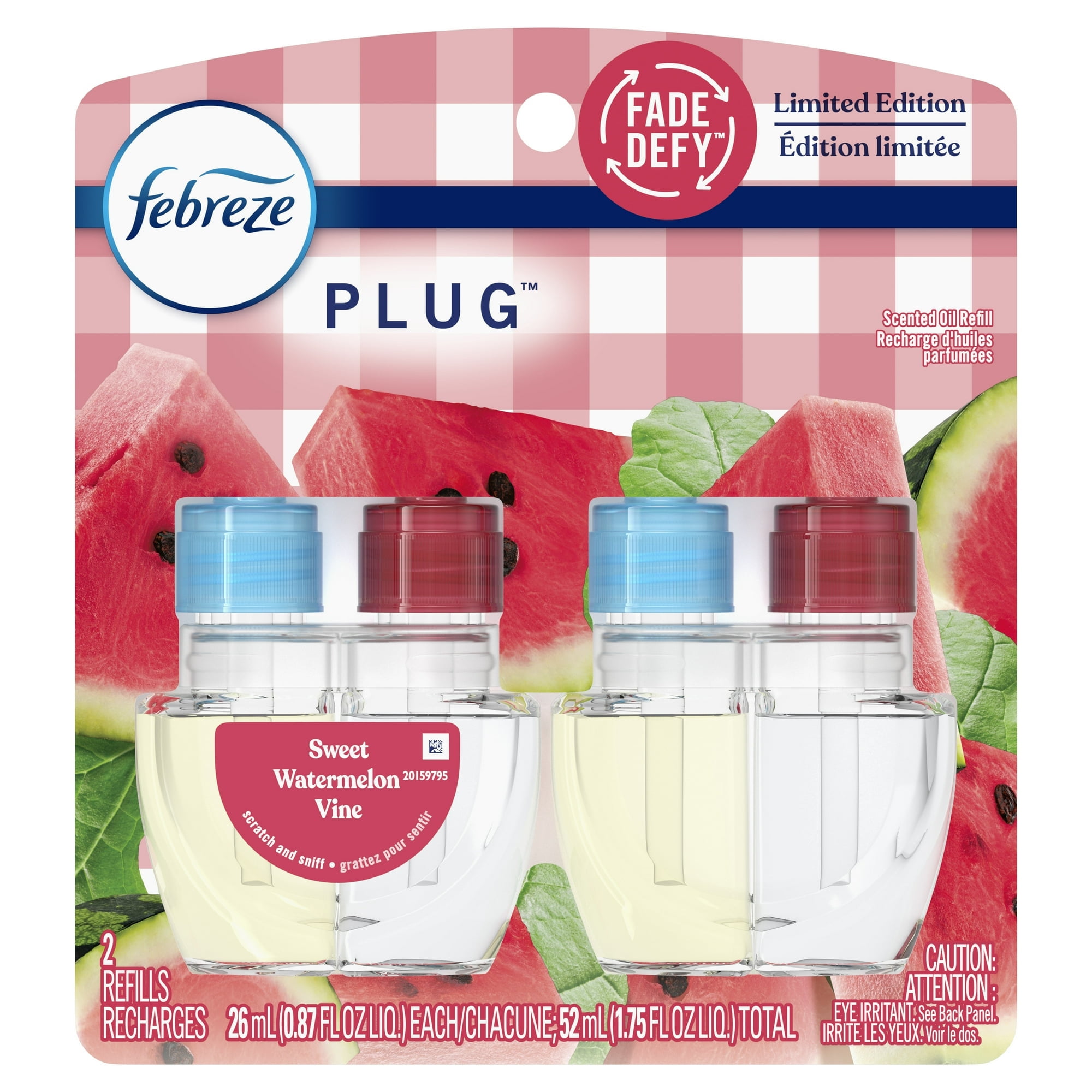 Febreze Plug In Air Freshener, Odor-Fighting Oil Refill, Sweet ...