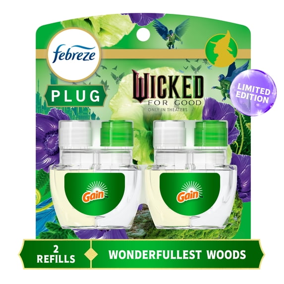 Febreze Plug In Air Freshener, "Wicked: For Good" Limited Edition, Odor ...