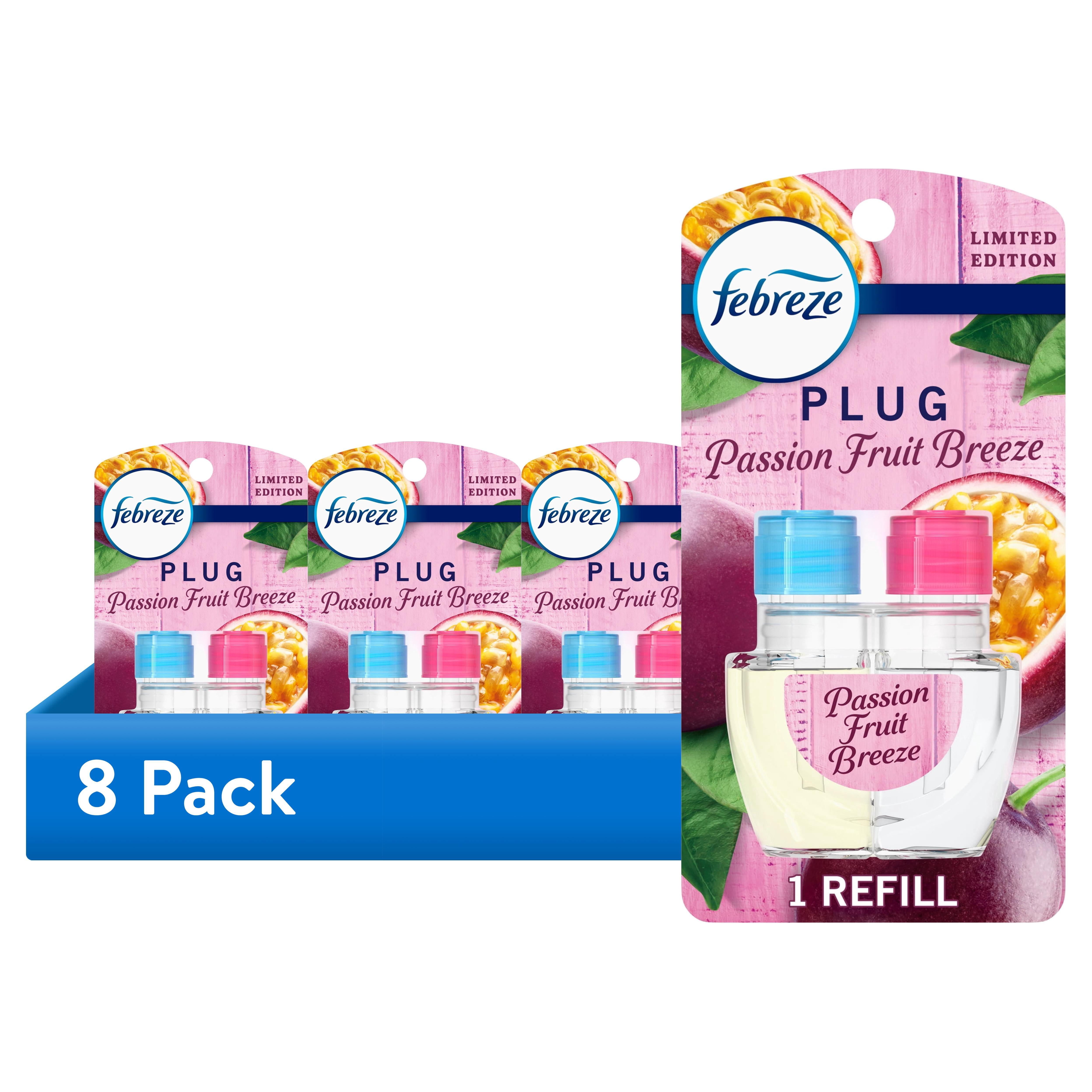 (8 pack) Febreze Plug In Air Freshener Scented Oil Refill Passion Fruit ...
