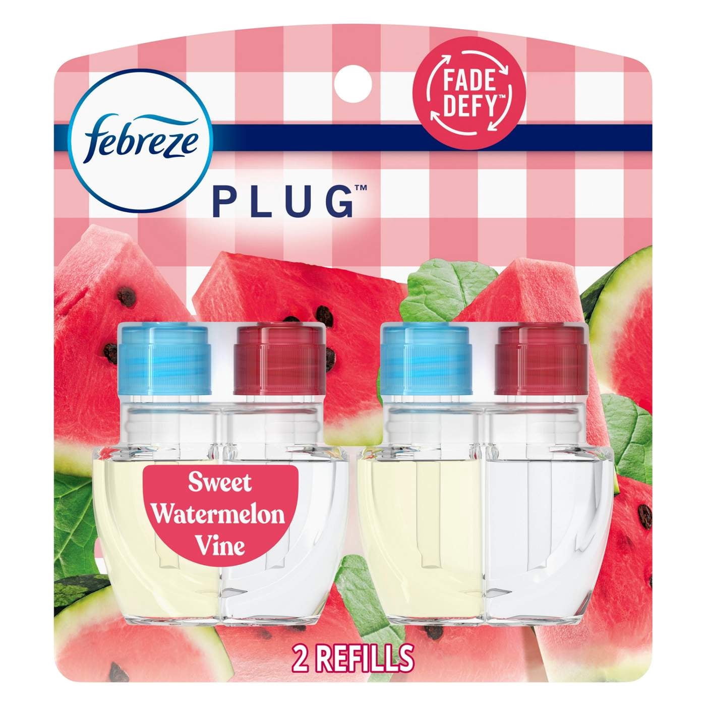 Febreze Plug In Air Freshener Scented Oil Refill - Sweet Watermelon ...