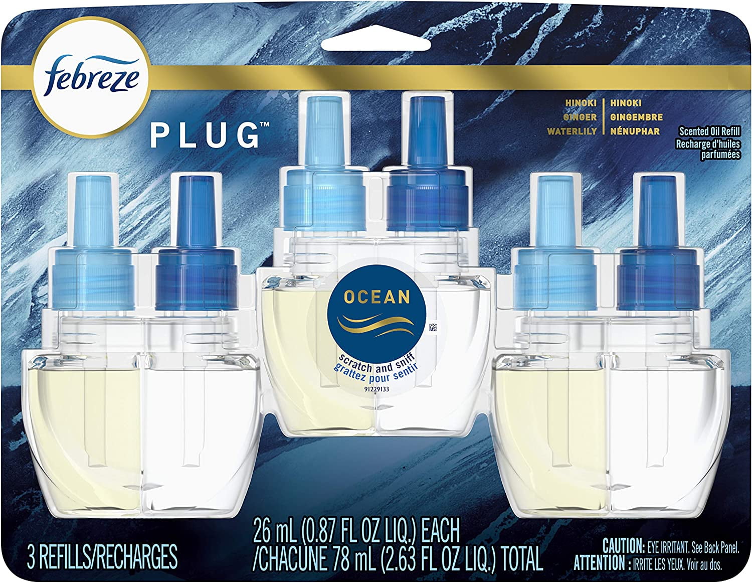 Febreze Plug In Air Fresheners, Ocean, Odor Eliminator For Strong Odors ...