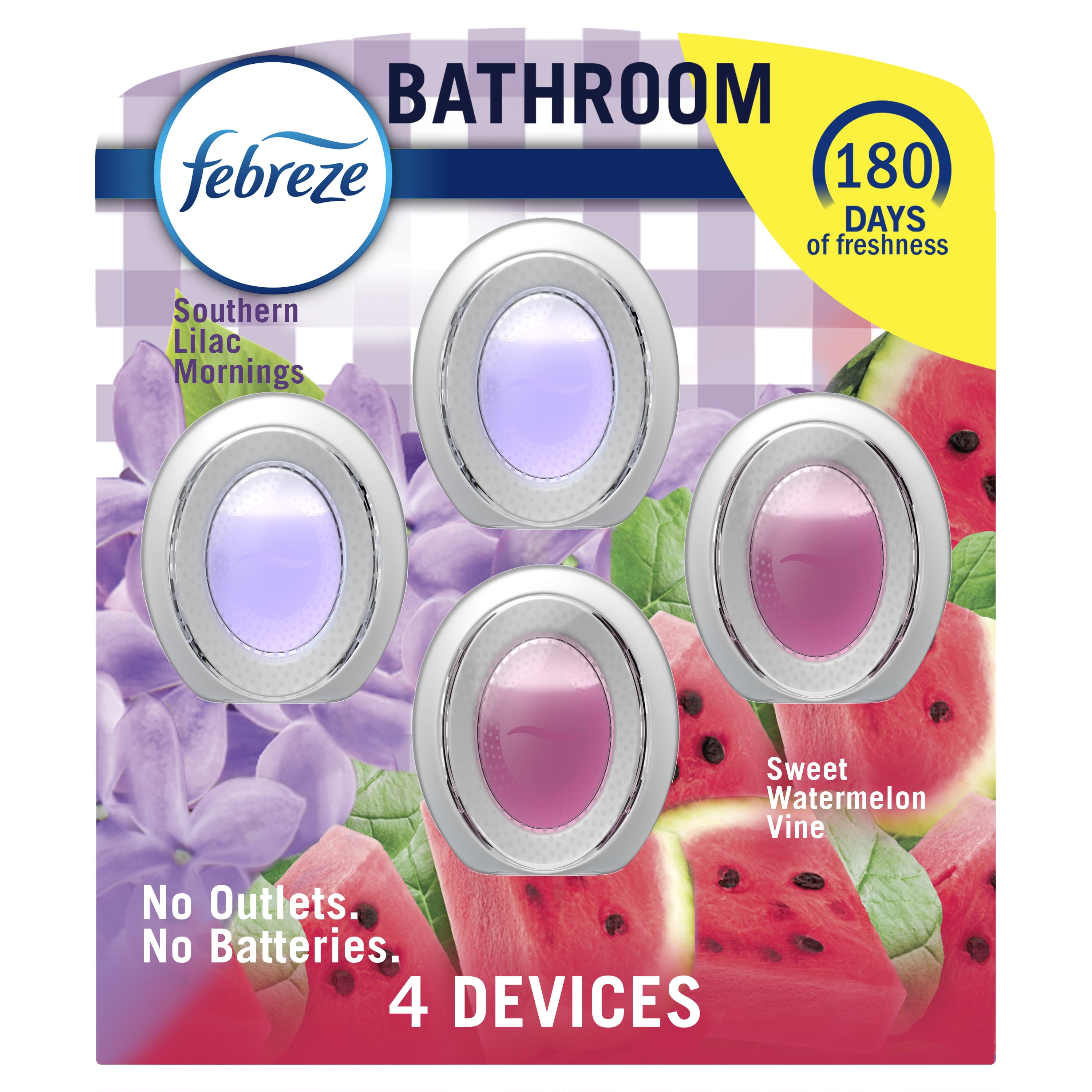 Febreze Small Spaces Air Freshener, Odor-Fighting, Sweet Watermelon ...