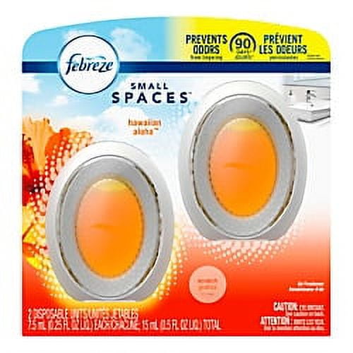 Febreze Small Spaces Air Fresheners Hawaiian Aloha (Pack of 3 ...