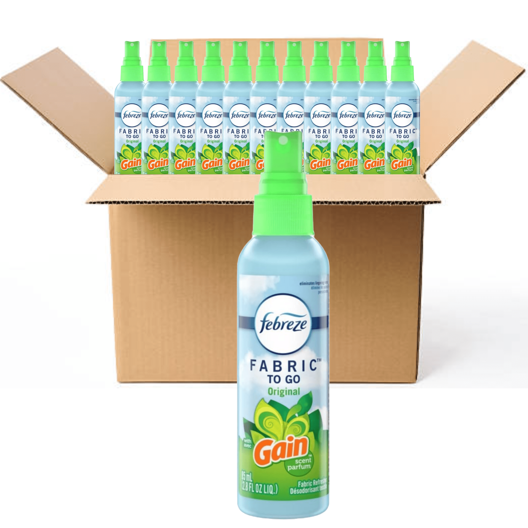 Febreze To Go Fabric Refresher 2.8 Ounce Spray, Gain Original Scent ...