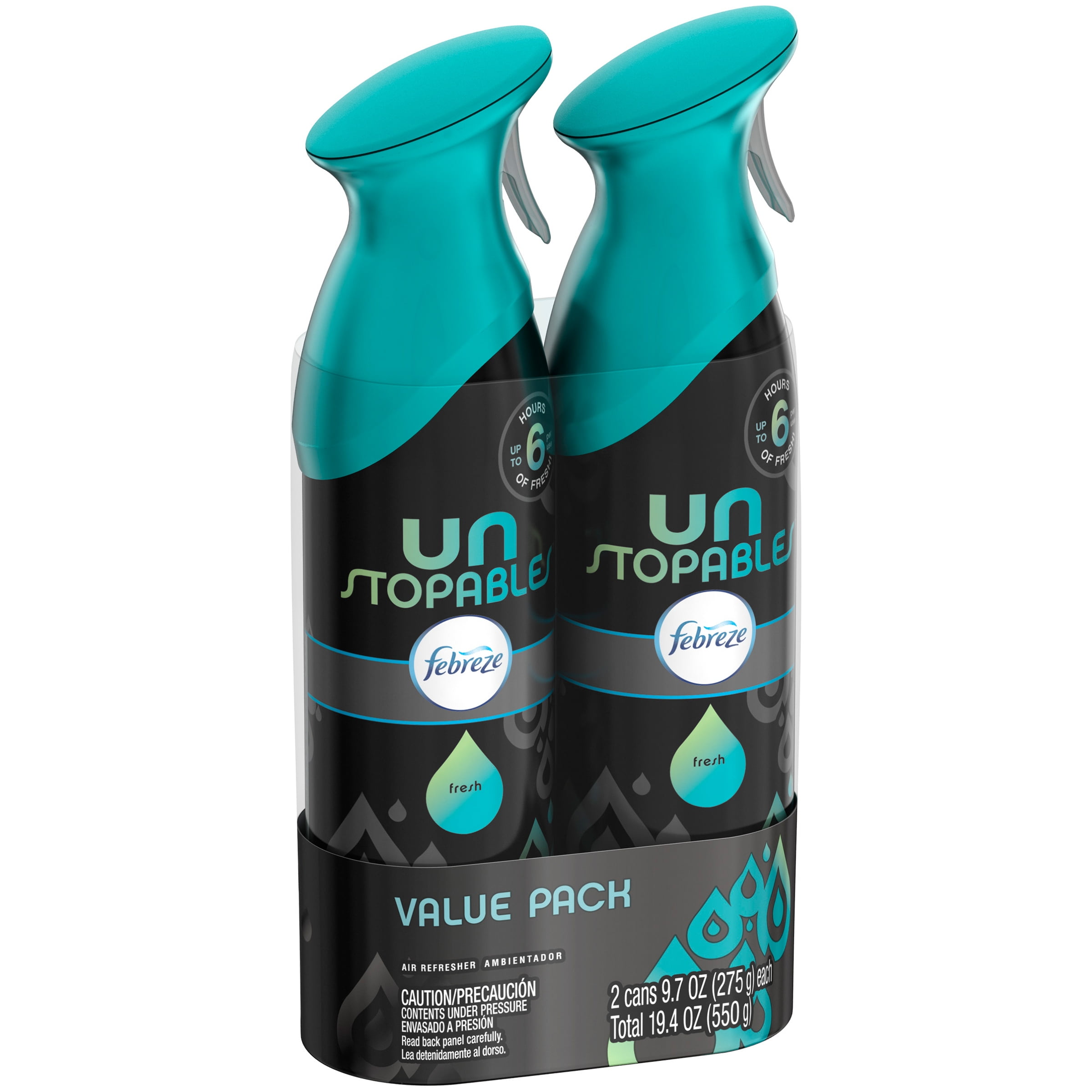 Febreze Unstopables Fresh Air Freshener, 9.7 oz, 2 count - Walmart.com