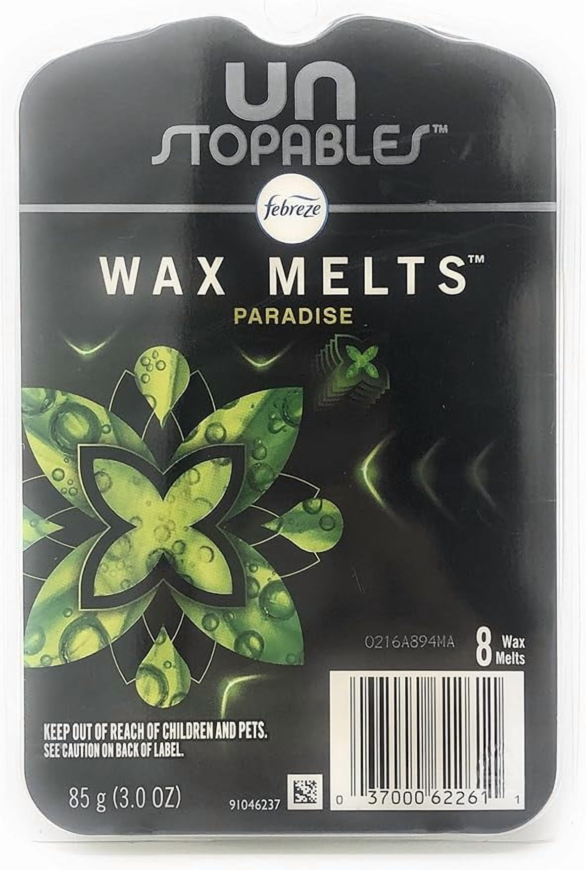 Febreze Unstopables Paradise Scent Wax Melts, Odor-Eliminating Air Freshener, 3 oz. - Walmart.com