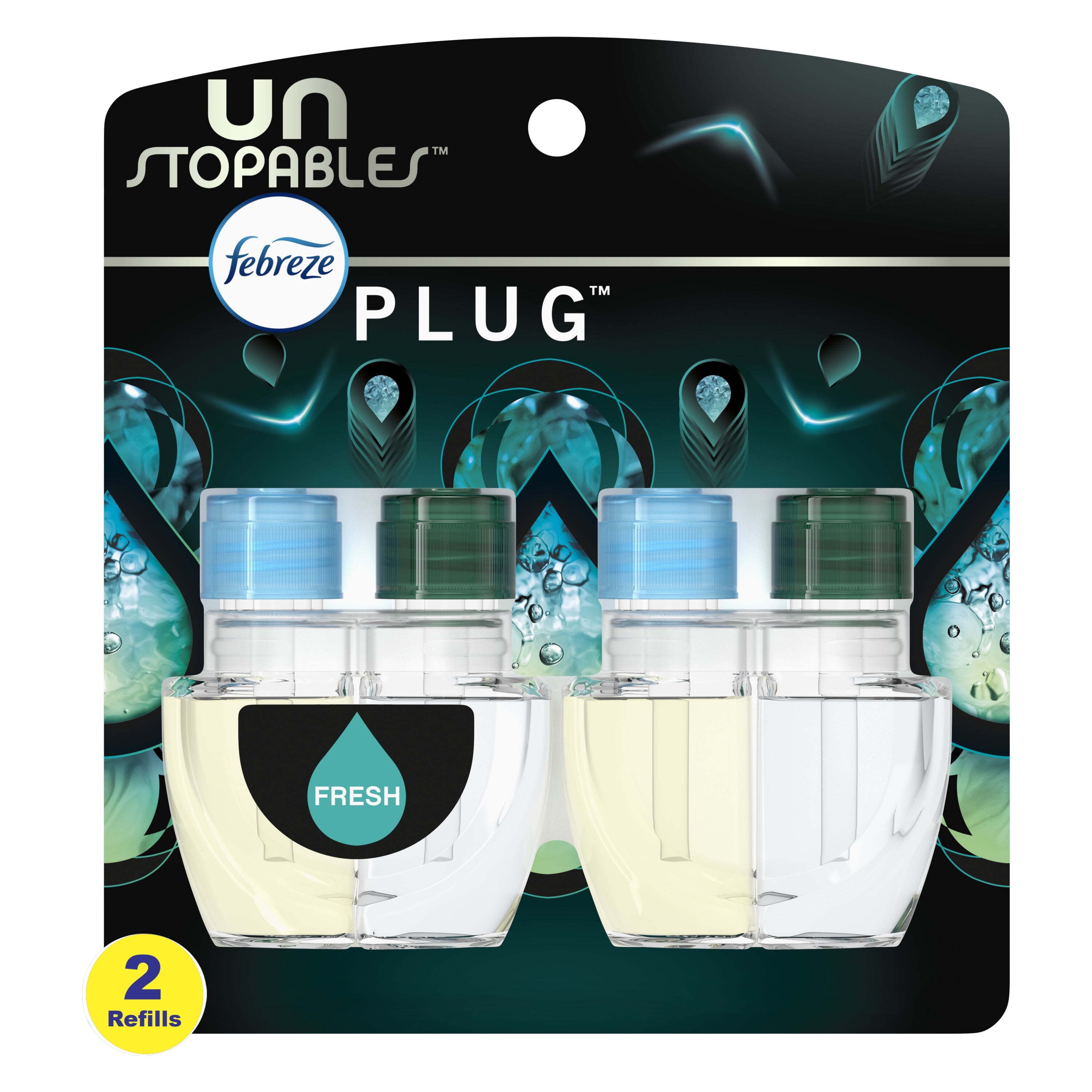Febreze Unstopables Plug In Air Freshener, Odor-Fighting Scented Oil ...