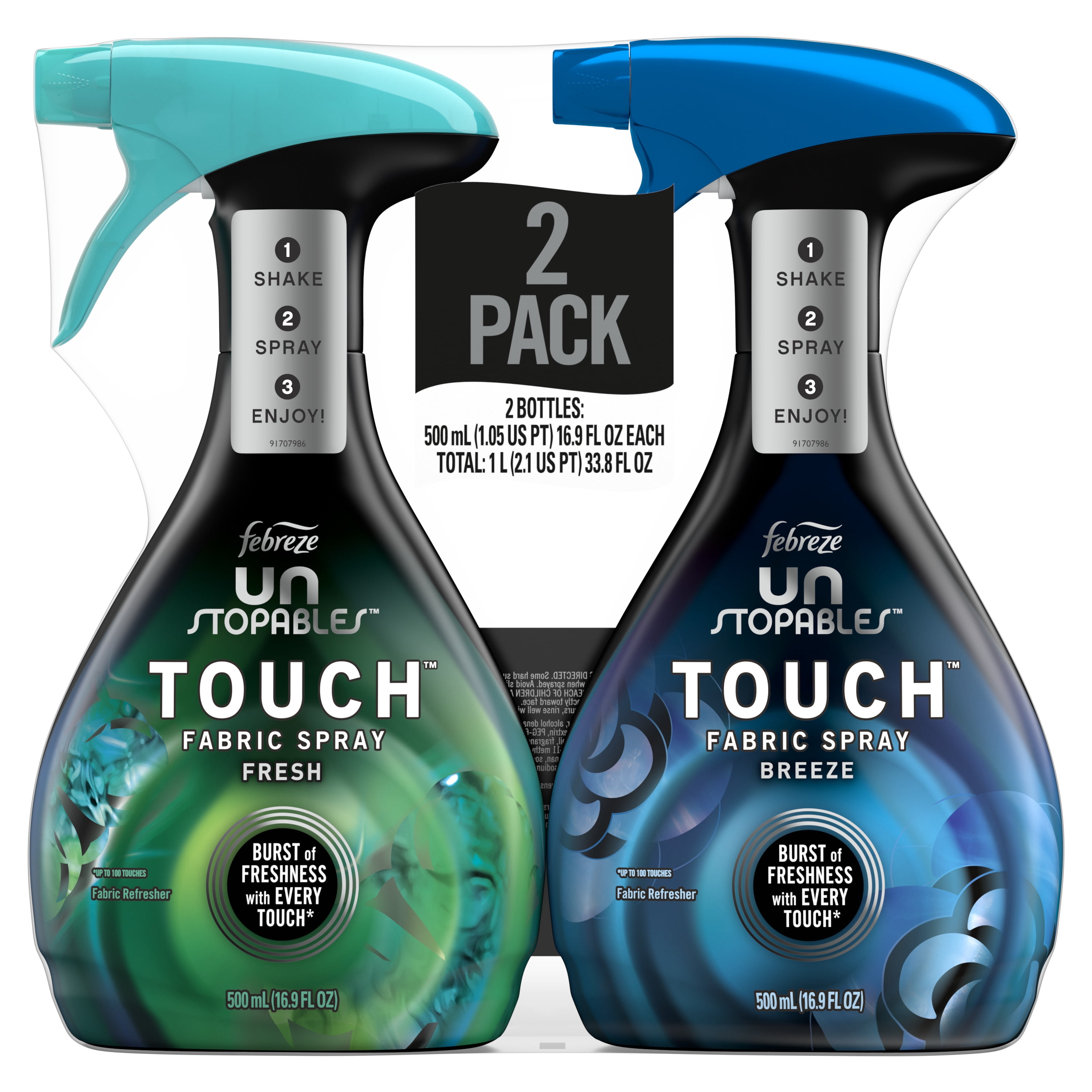 Febreze Unstopables Touch Fabric Refresher & Odor Eliminating Spray ...
