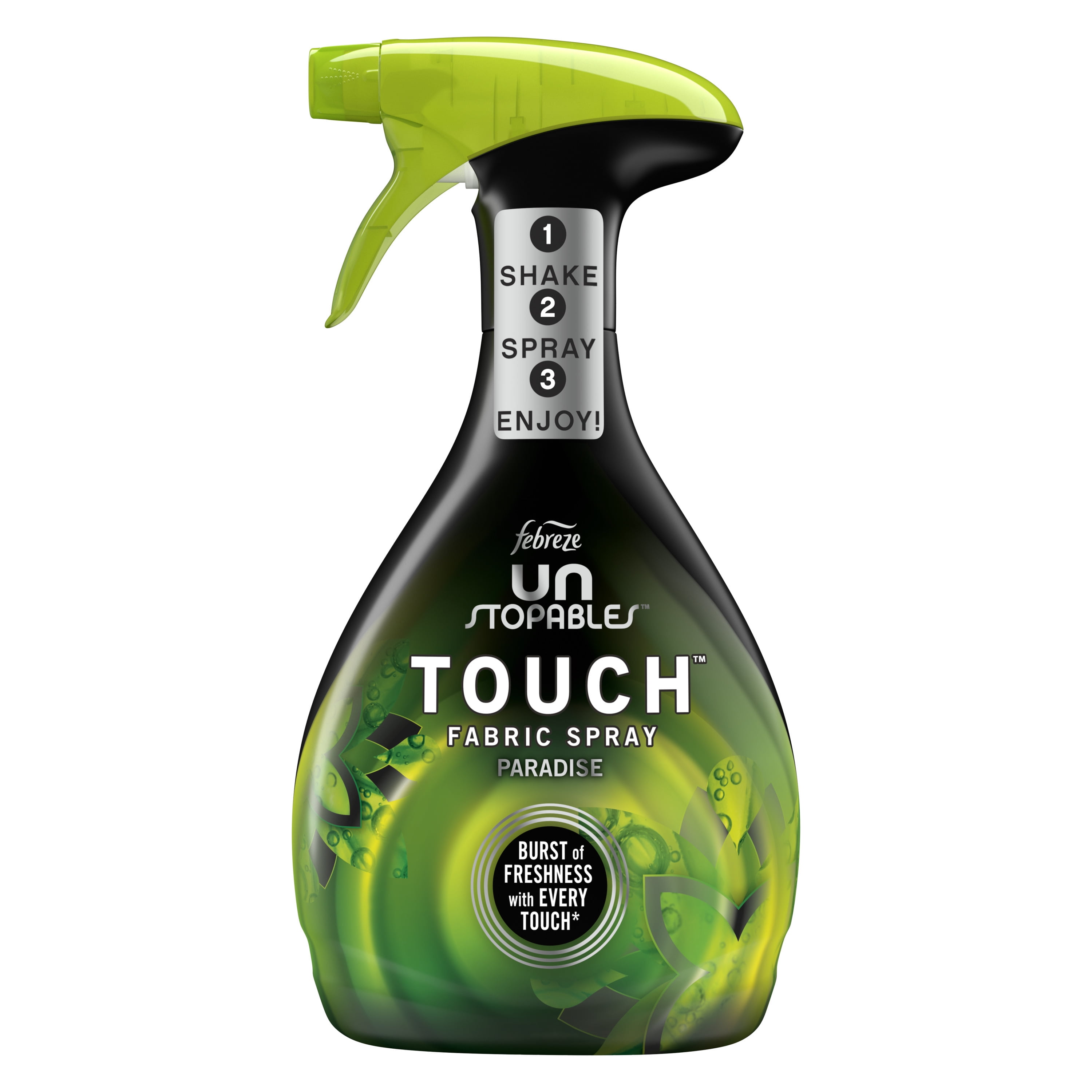 Febreze Unstopables Touch Fabric Spray and Odor Fighter, Paradise, 27 ...
