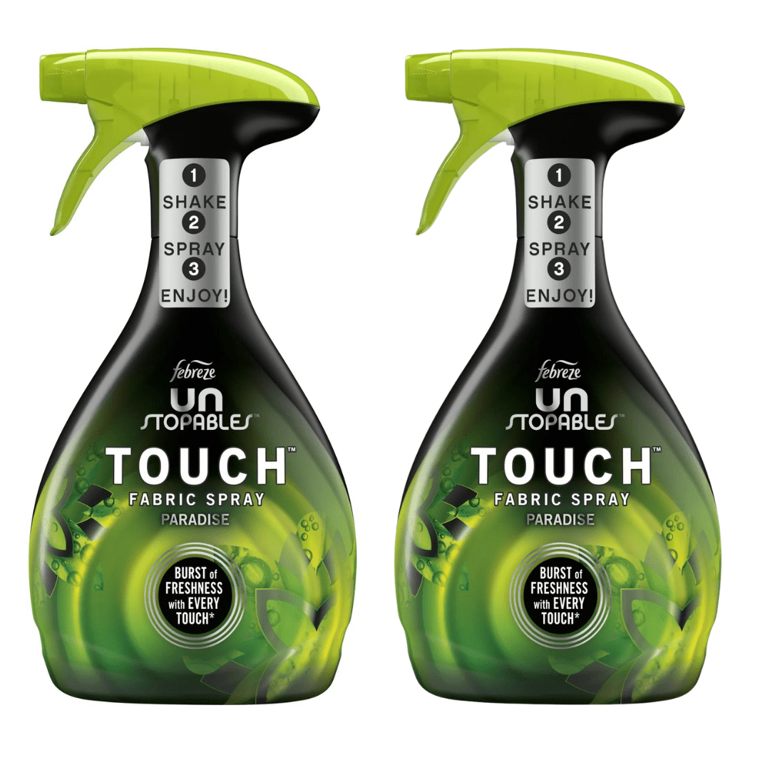 Febreze Unstoppables Touch Fabric Spray and Odor Fighter, Paradise, 27 ...