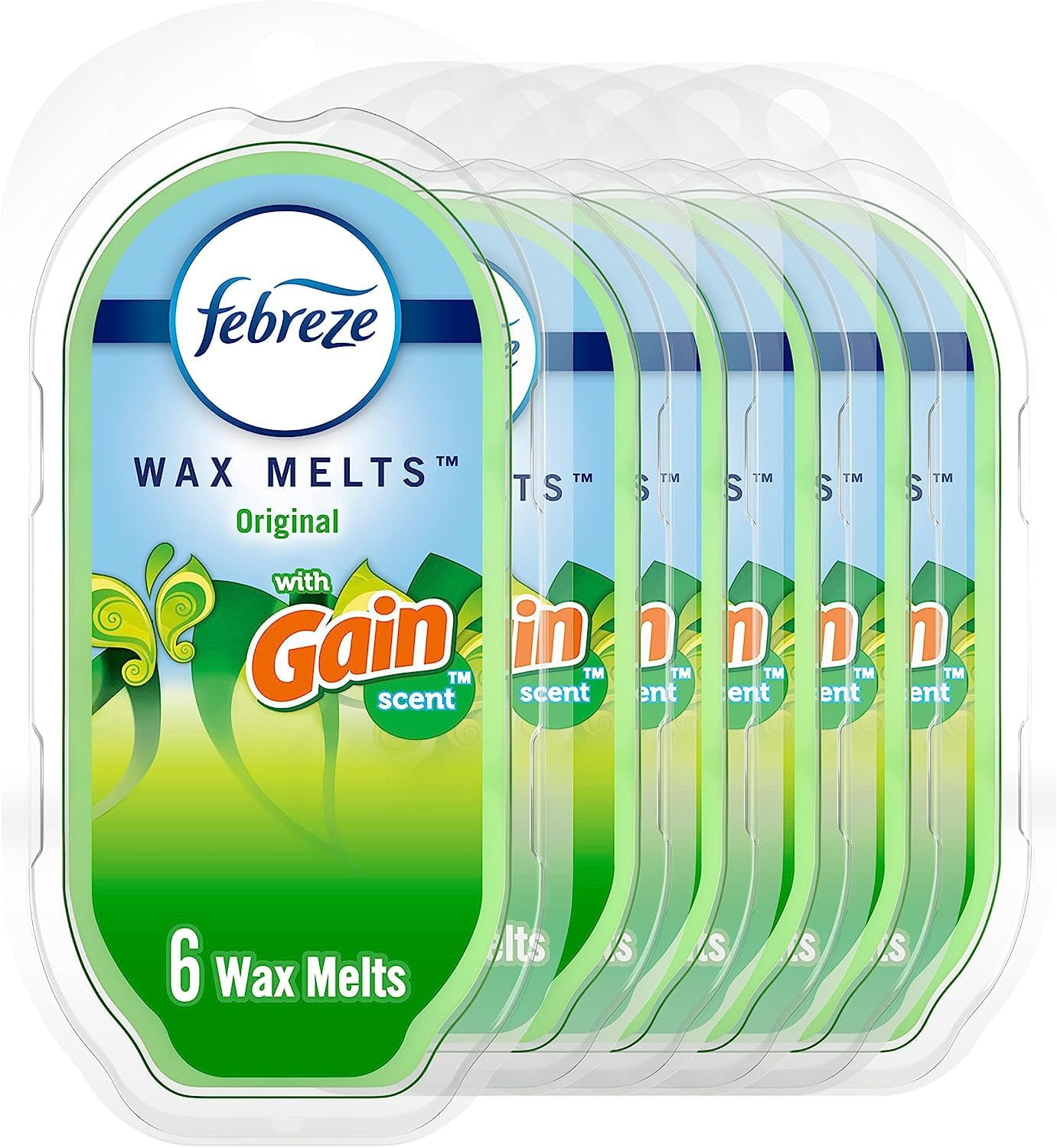 Febreze Wax Melts, Gain Original Scent, Odor-Fighting Air Freshener ...