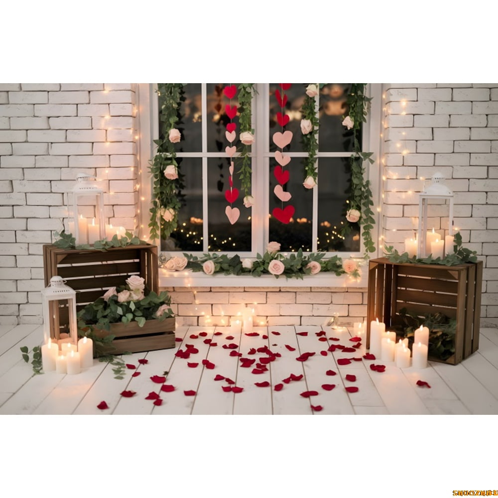 February 14 Valtine's Day Photography Backdrop tic Valtine Red Rose ...