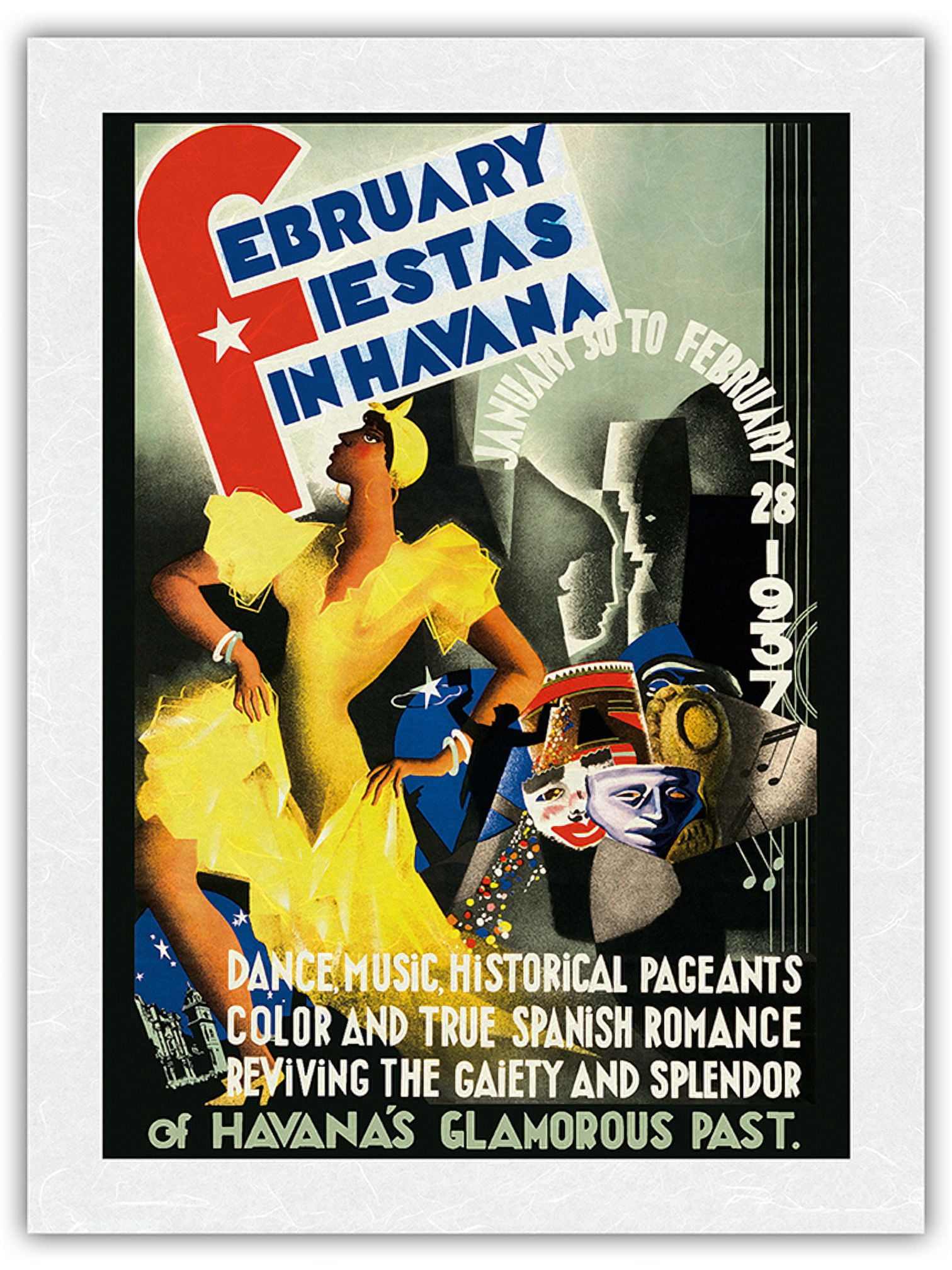 February Fiestas in Havana Cuba - Dance Music Historical Pageants ...