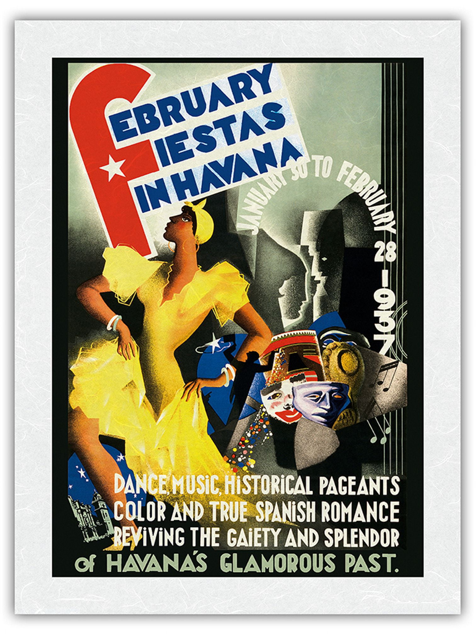 February Fiestas in Havana Cuba - Dance Music Historical Pageants ...