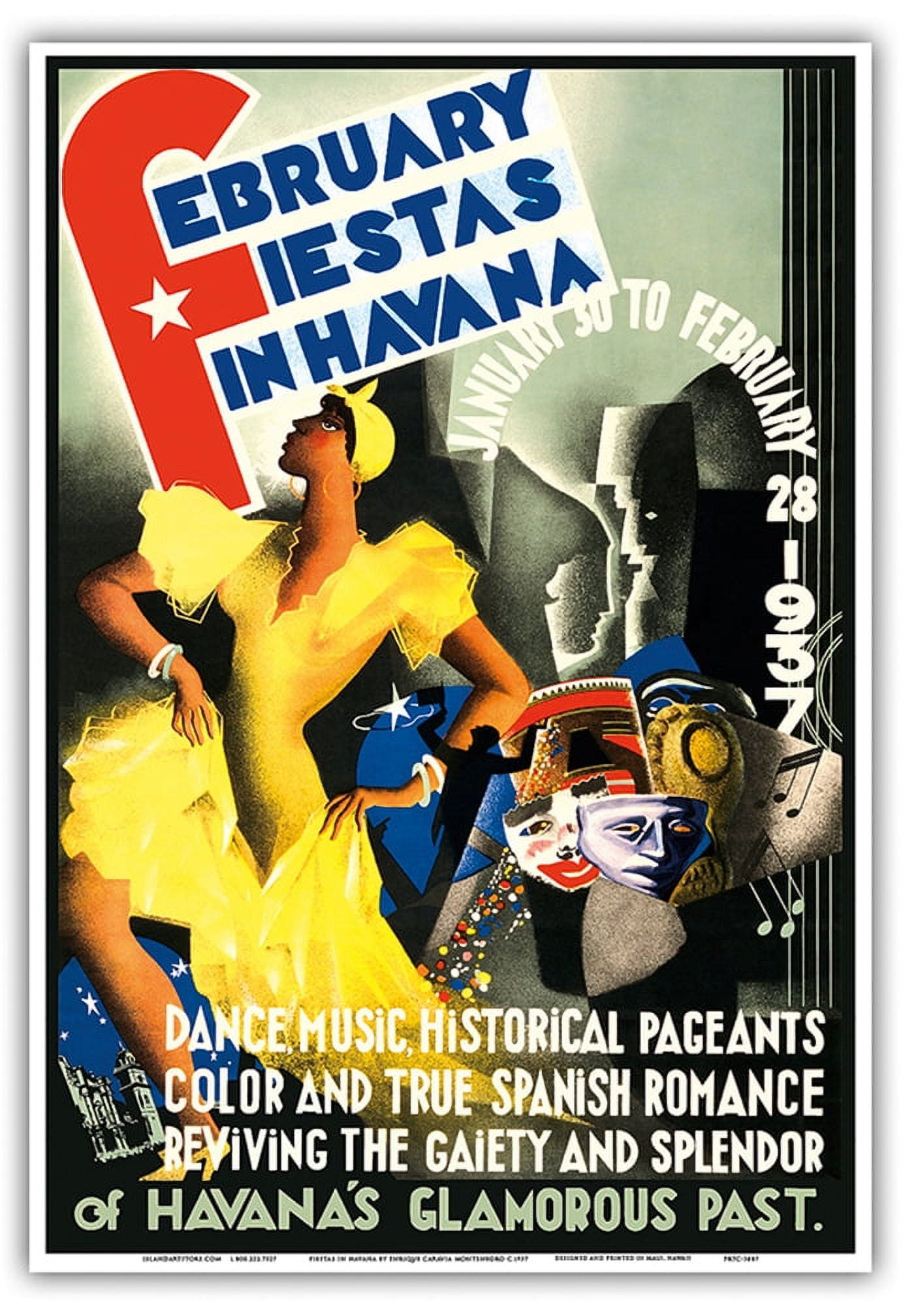 February Fiestas in Havana Cuba - Dance Music Historical Pageants ...