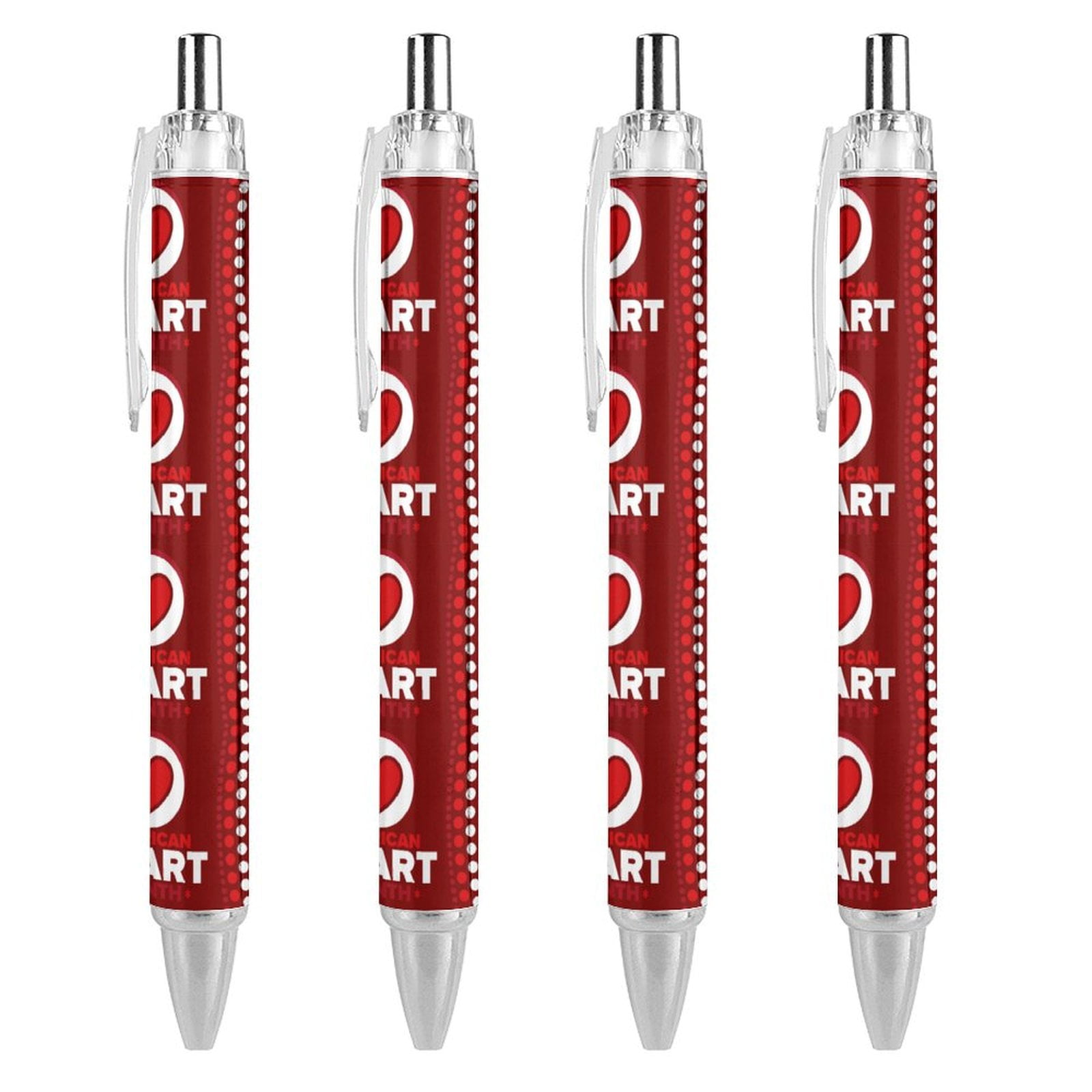 February Is Heart Month Ballpoint Pen Retractable Pens Black Writing ...