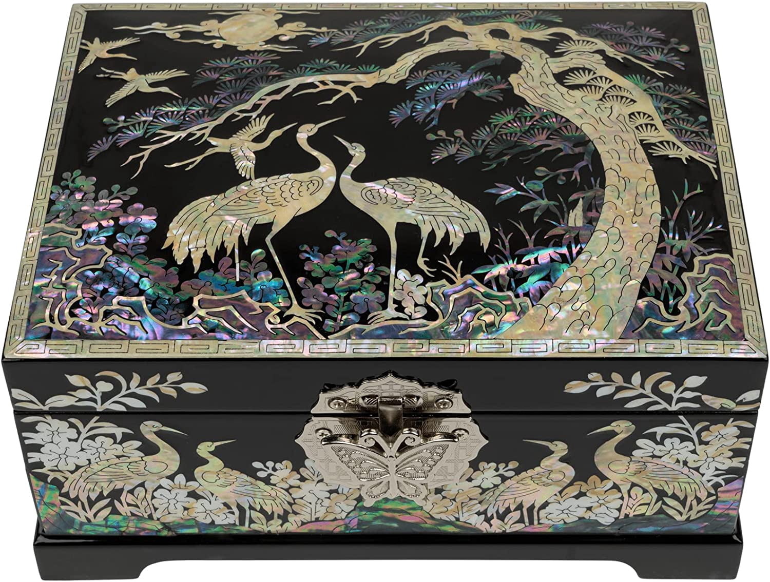 February Mountain Mother of Pearl Jewelry Box - Gifts for Mom Wife ...