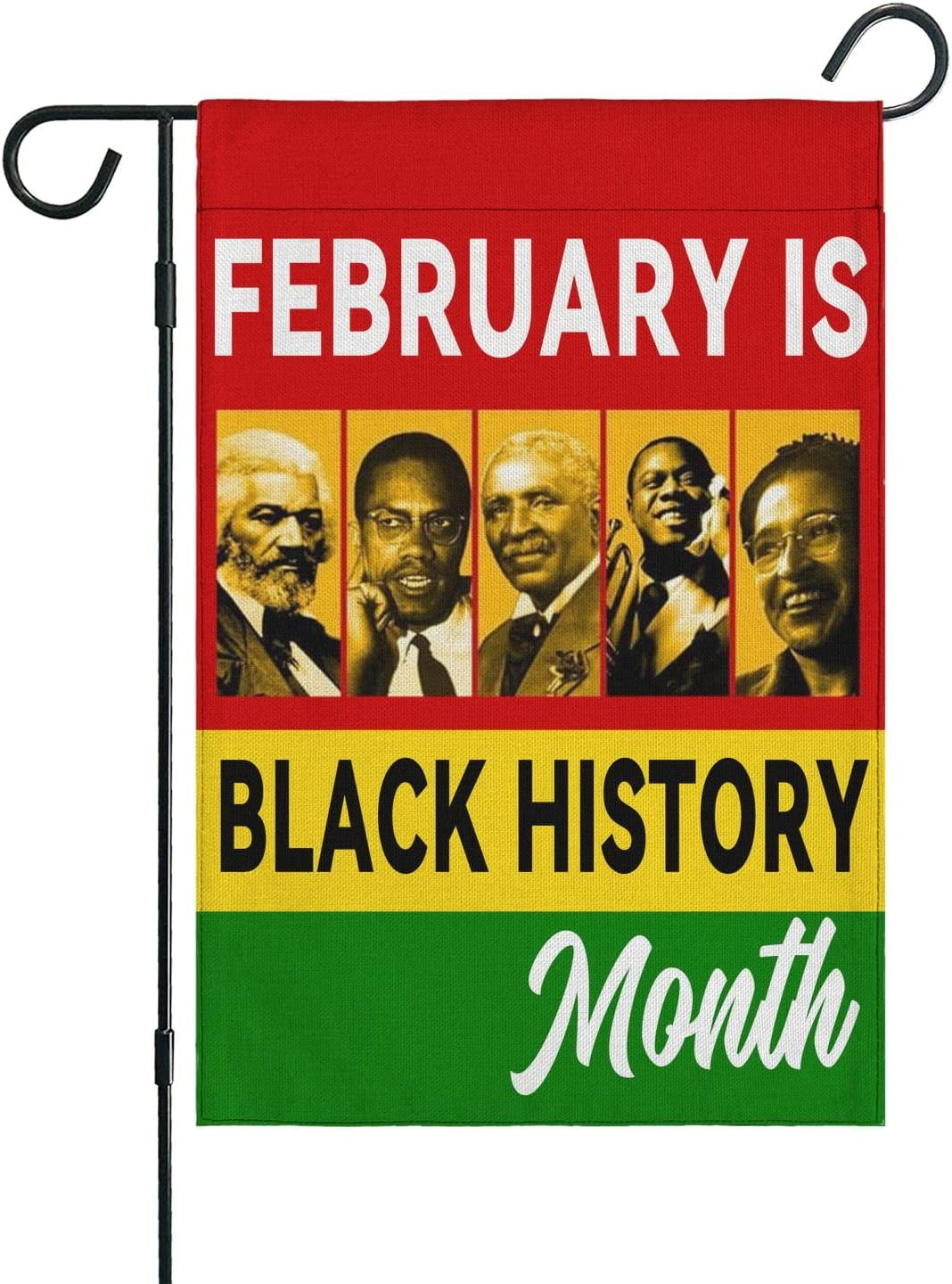 February is Black History Month Garden Flag February Decorative Sign ...