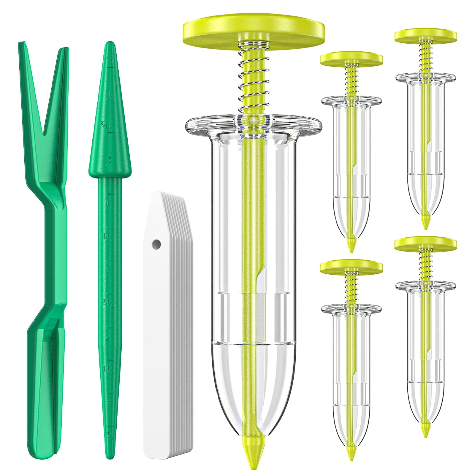 Fecsam 17 Pack TWE5 Seed Planter Tool, Hand Seeder, Mini Sowing Seed ...
