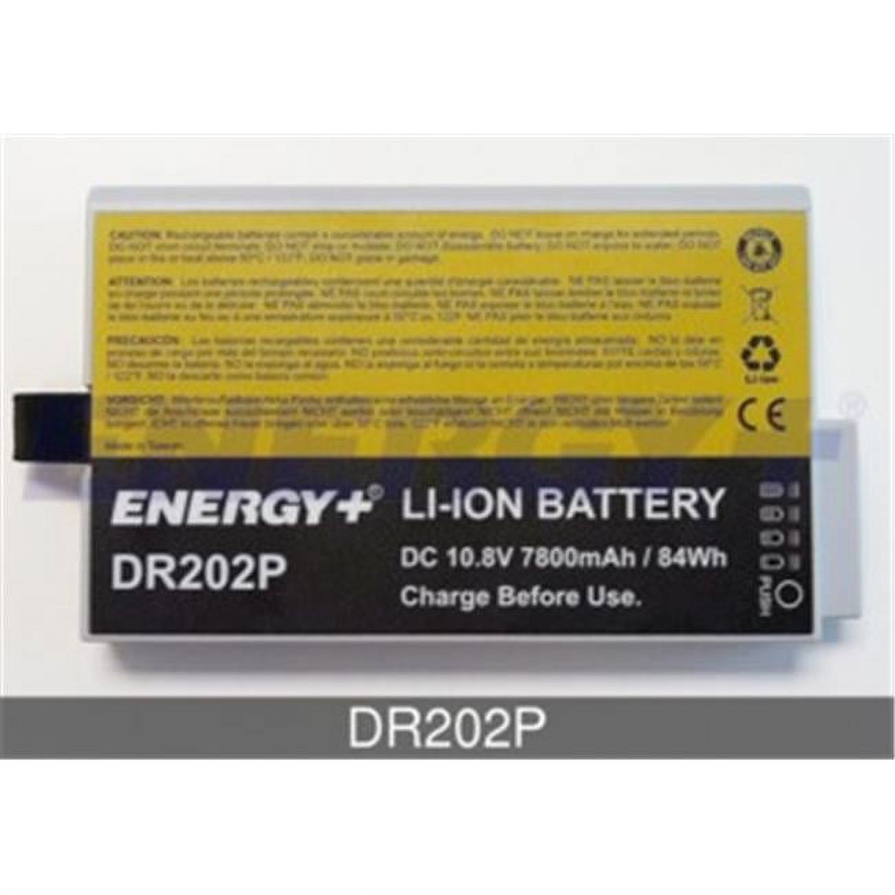FedCo Batteries Compatible with ENERGY DR202P Replacement Battery For ...