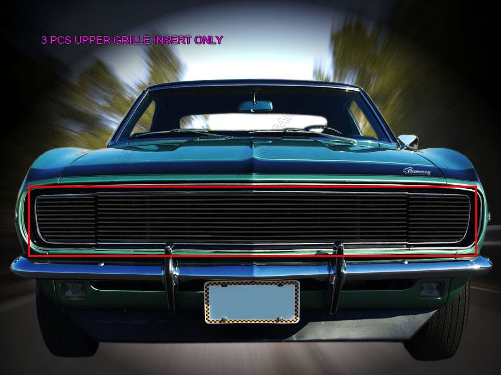 Fedar Main Upper Billet Grille For 1967-1968 Chevy Camaro RS Model ...