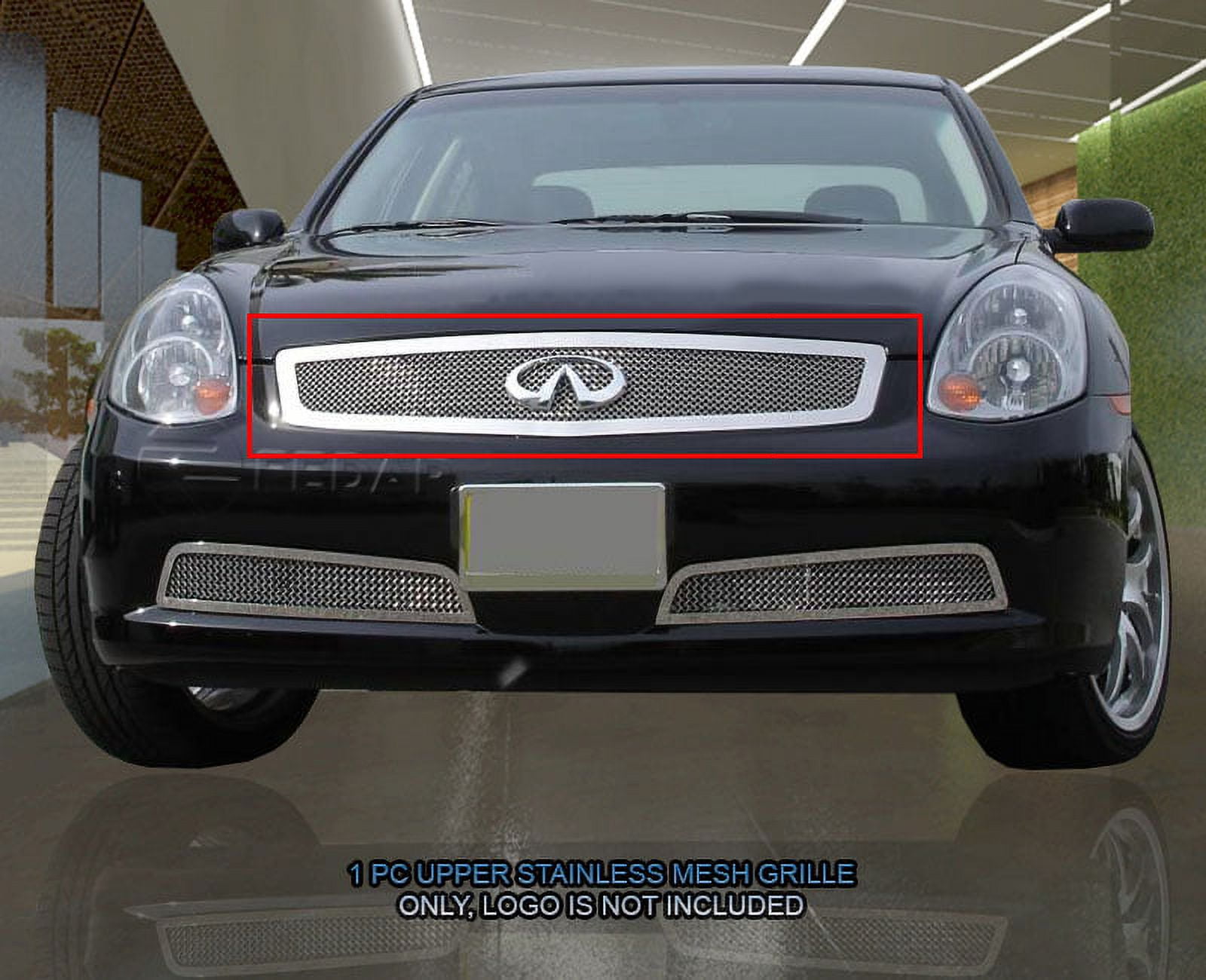 Fedar Wire Mesh Grille Insert For 03-07 Infiniti G35 Coupe - Walmart.com