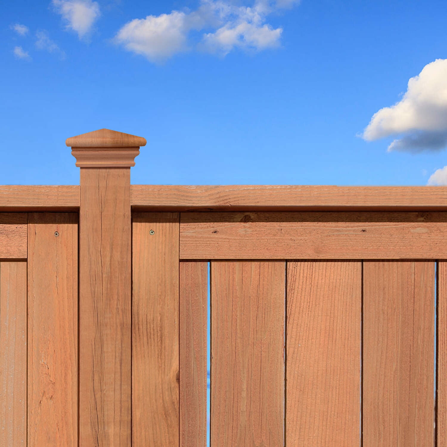 Federal Redwood Post Cap Slip Over - Walmart.com