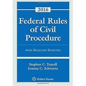 Federal Rules of Civil Procedure; 2020 Edition: With Statutory ...
