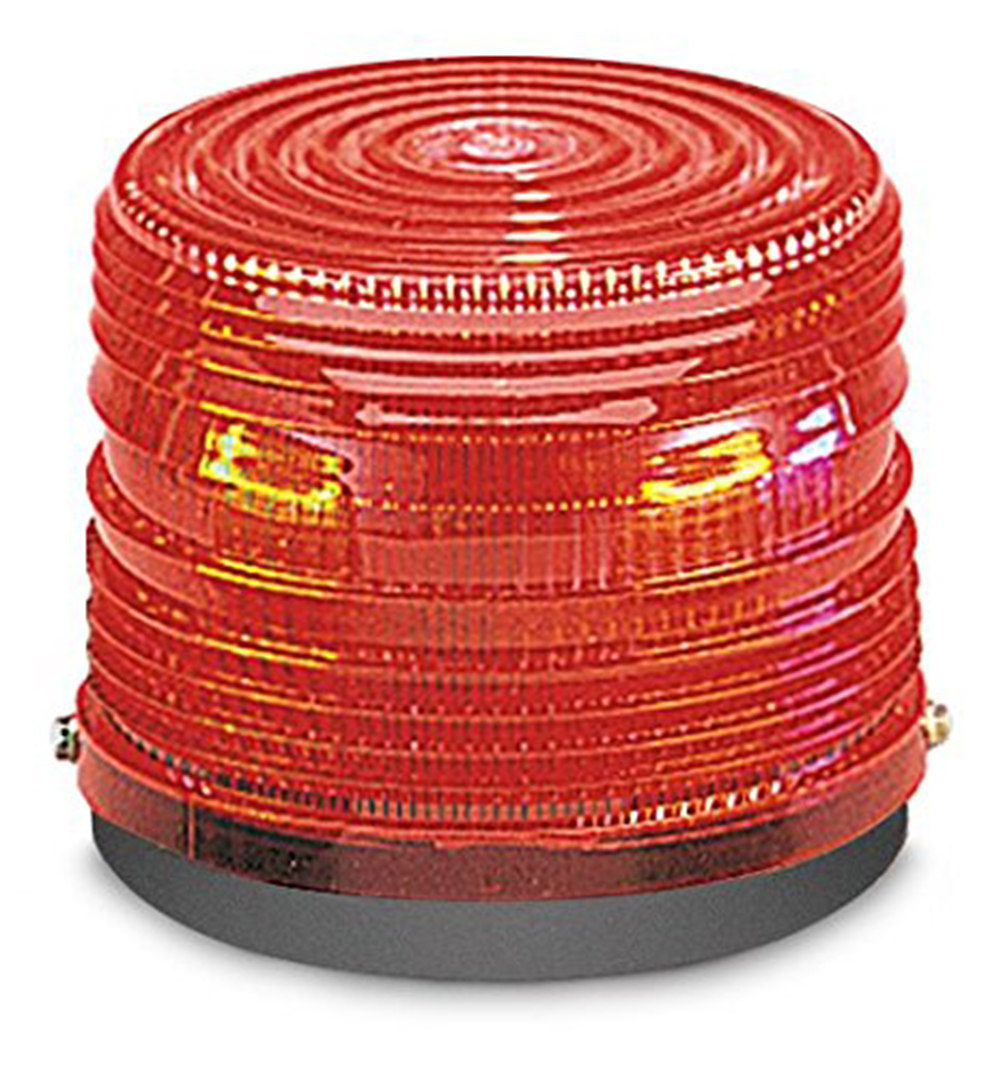 Federal Signal 141ST-120R Electra Flash Strobe Warning Light, Single ...