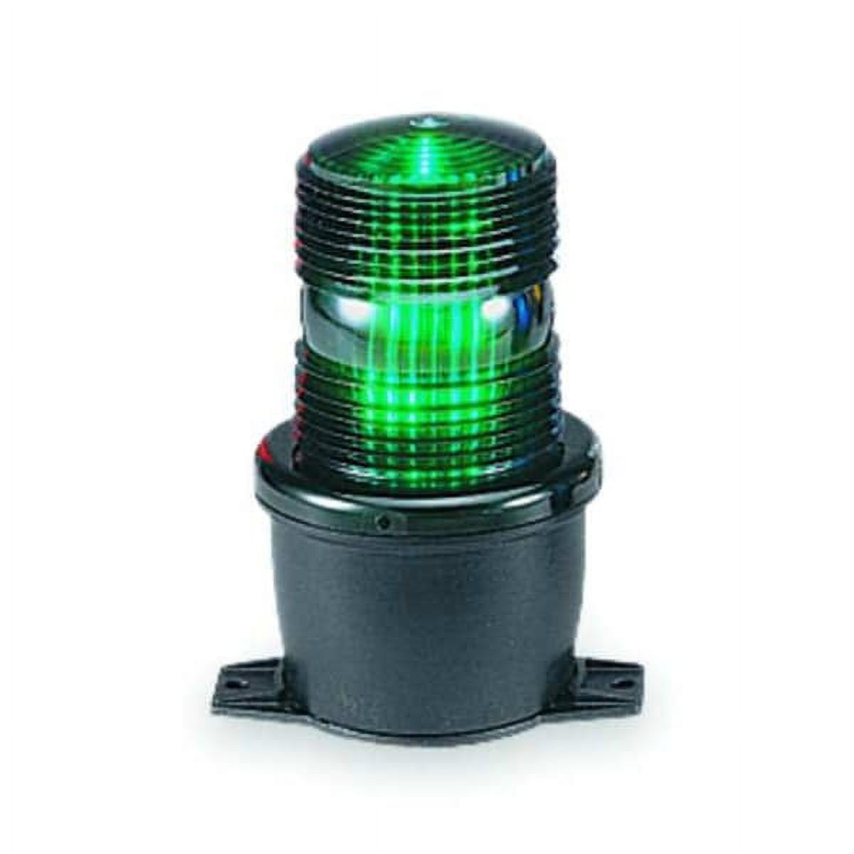 Federal Signal Low Profile Warning Light,LED,Green,120V LP3TL-120G ...