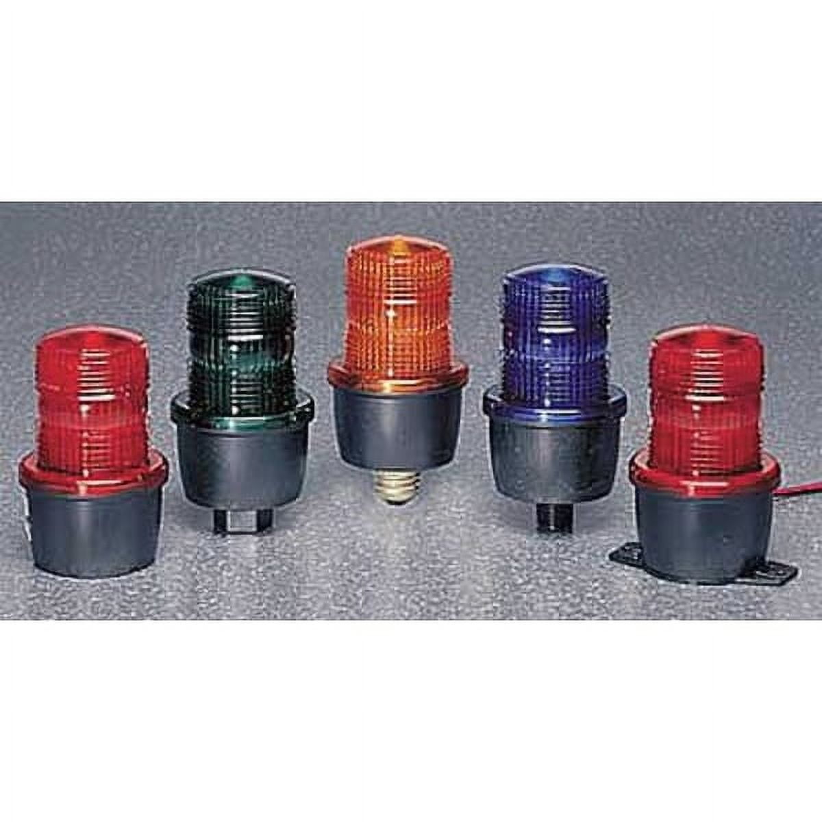 Federal Signal Low Profile Warning Light,Strobe,Green LP3P-120G ...