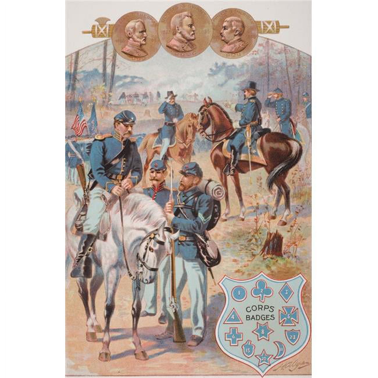 Federal Uniforms During The American Civil War 1861 To 1865. Artist H.A ...