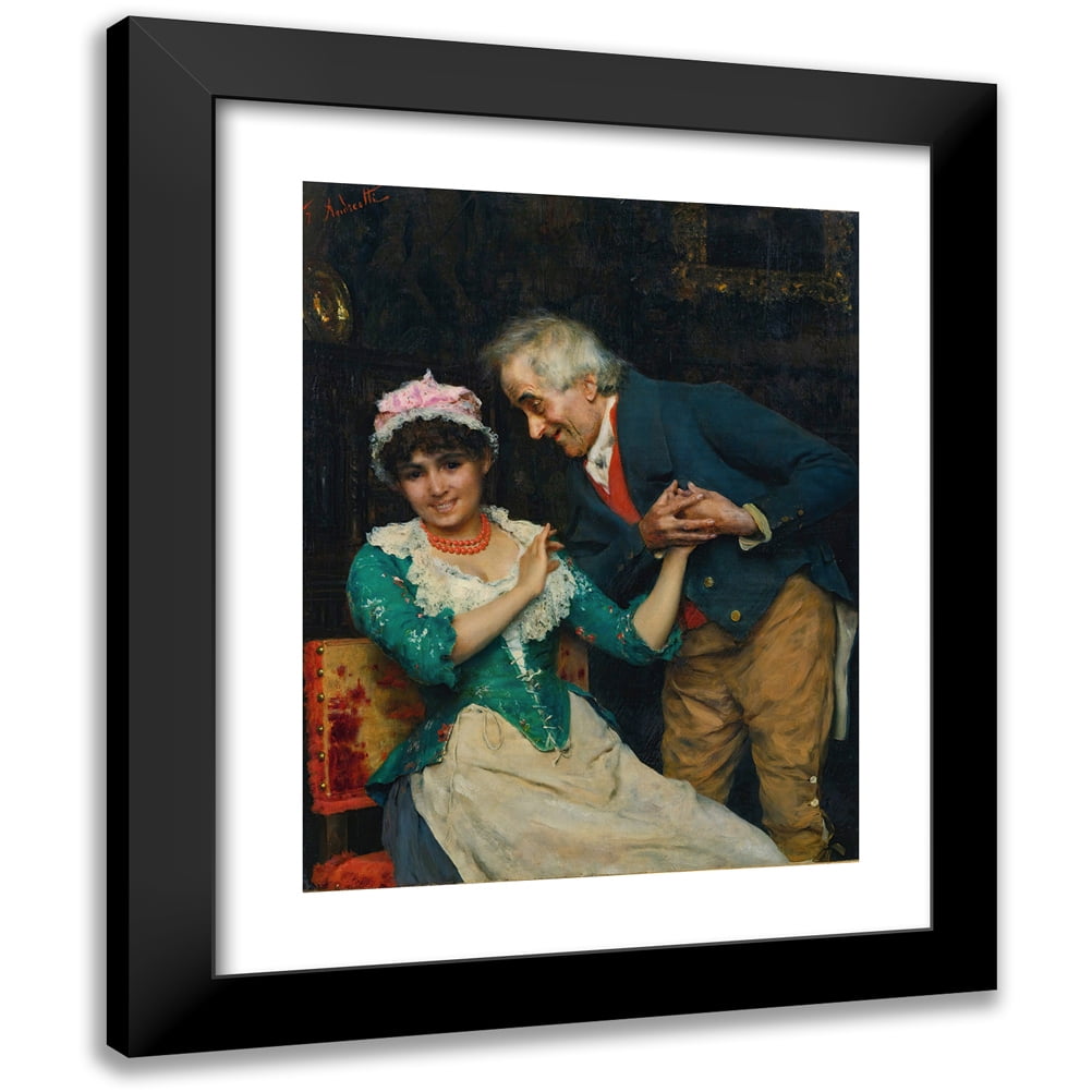 Federico Andreotti 12x14 Black Modern Framed Museum Art Print Titled ...