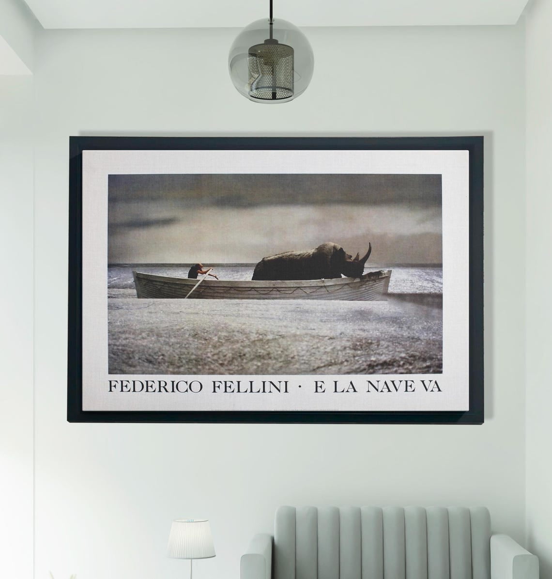 Federico Fellini, Vintage Poster, And The Ship Goes, E La Nave Va, Cult ...