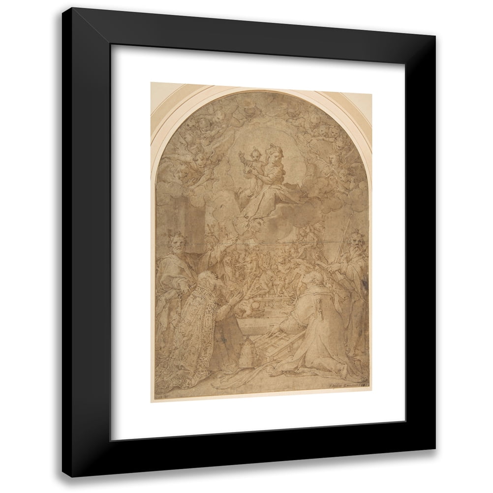 Federico Zuccaro 11x14 Black Modern Framed Museum Art Print Titled ...