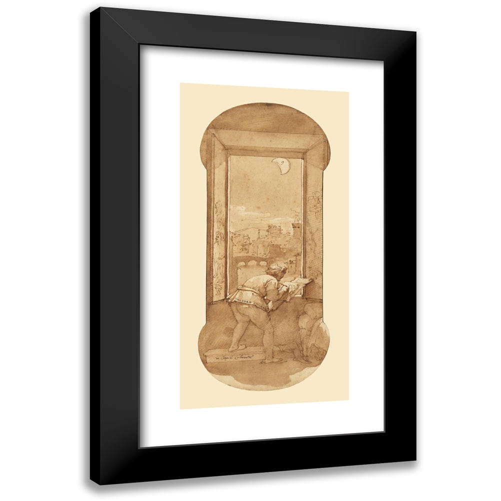 Federico Zuccaro 11x18 Black Modern Framed Museum Art Print Titled ...