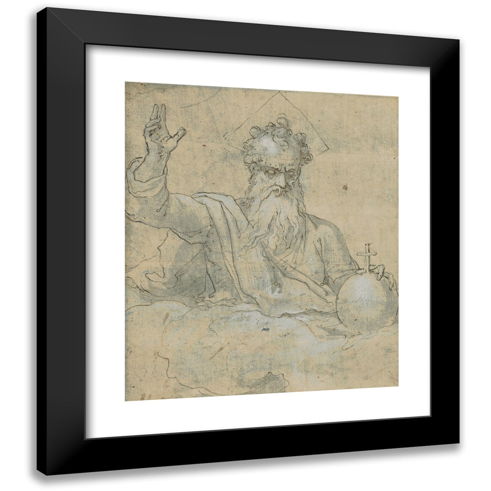 Federico Zuccaro 12x14 Black Modern Framed Museum Art Print Titled ...