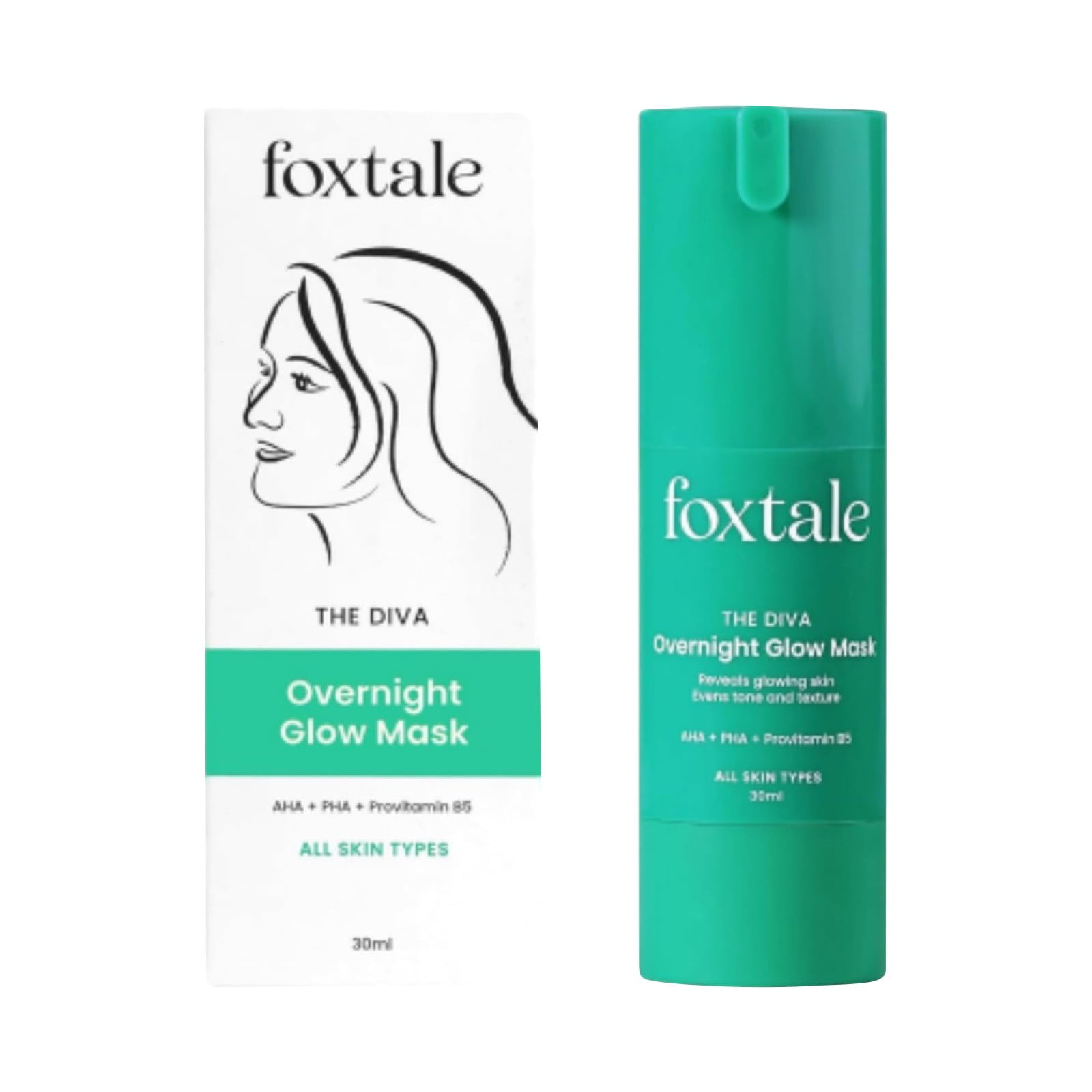 Federra Clearance Facial Mask Foxtale Overnight Glow Salon Like ...