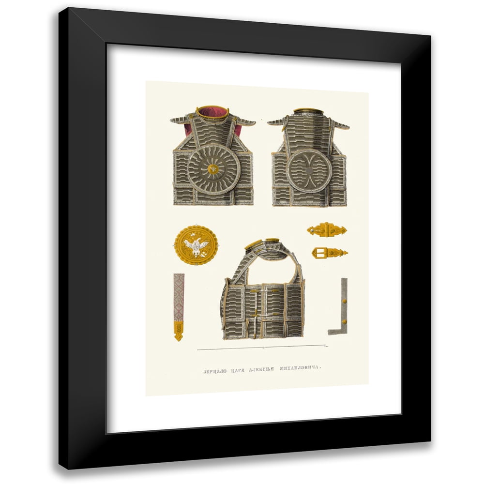 Fedor Grigoryevich Solntsev 11x14 Black Modern Framed Museum Art Print ...