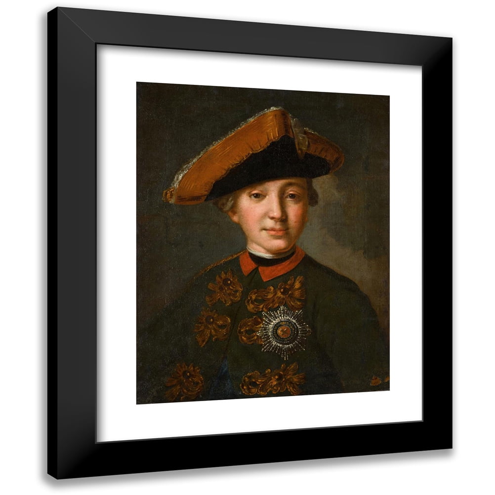 Fedor Stepanovich Rokotov 12x14 Black Modern Framed Museum Art Print ...