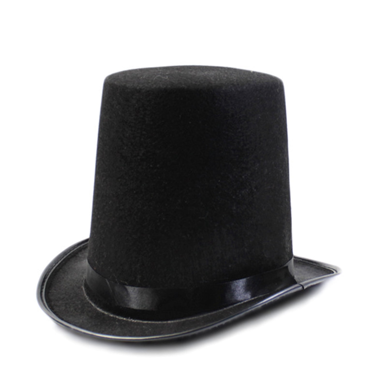 Fedora Top Hat White Short Brim Dress Up Magician Hat Surprise Gift for ...