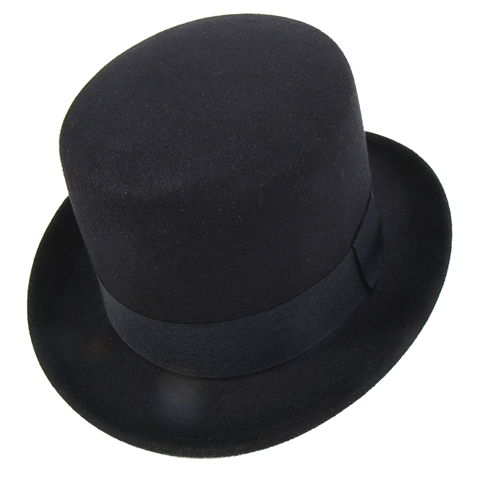 Fedora Top Hat White Short Brim Dress Up Magician Hat Surprise Gift for ...