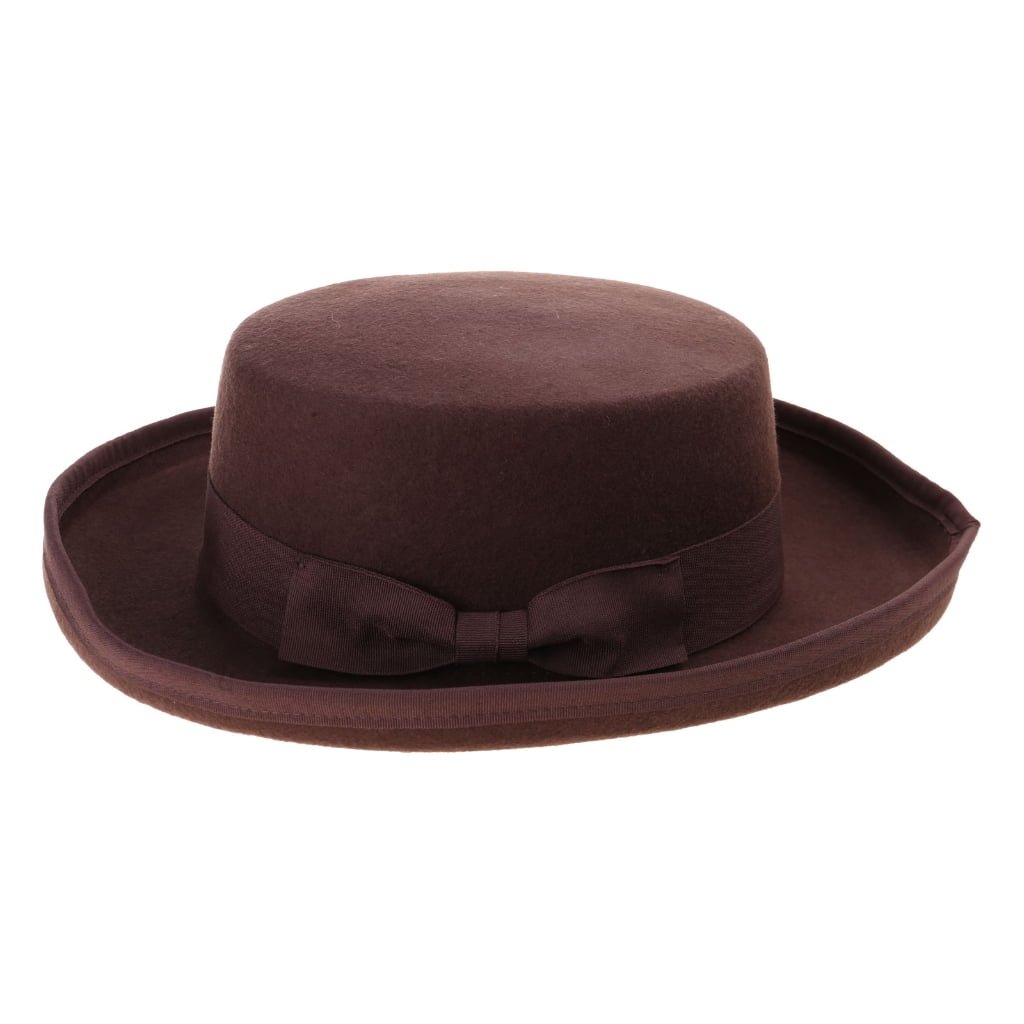 Fedoras Top Hat Old-fashioned Short Brimmed Top Hat Surprise Gift for ...