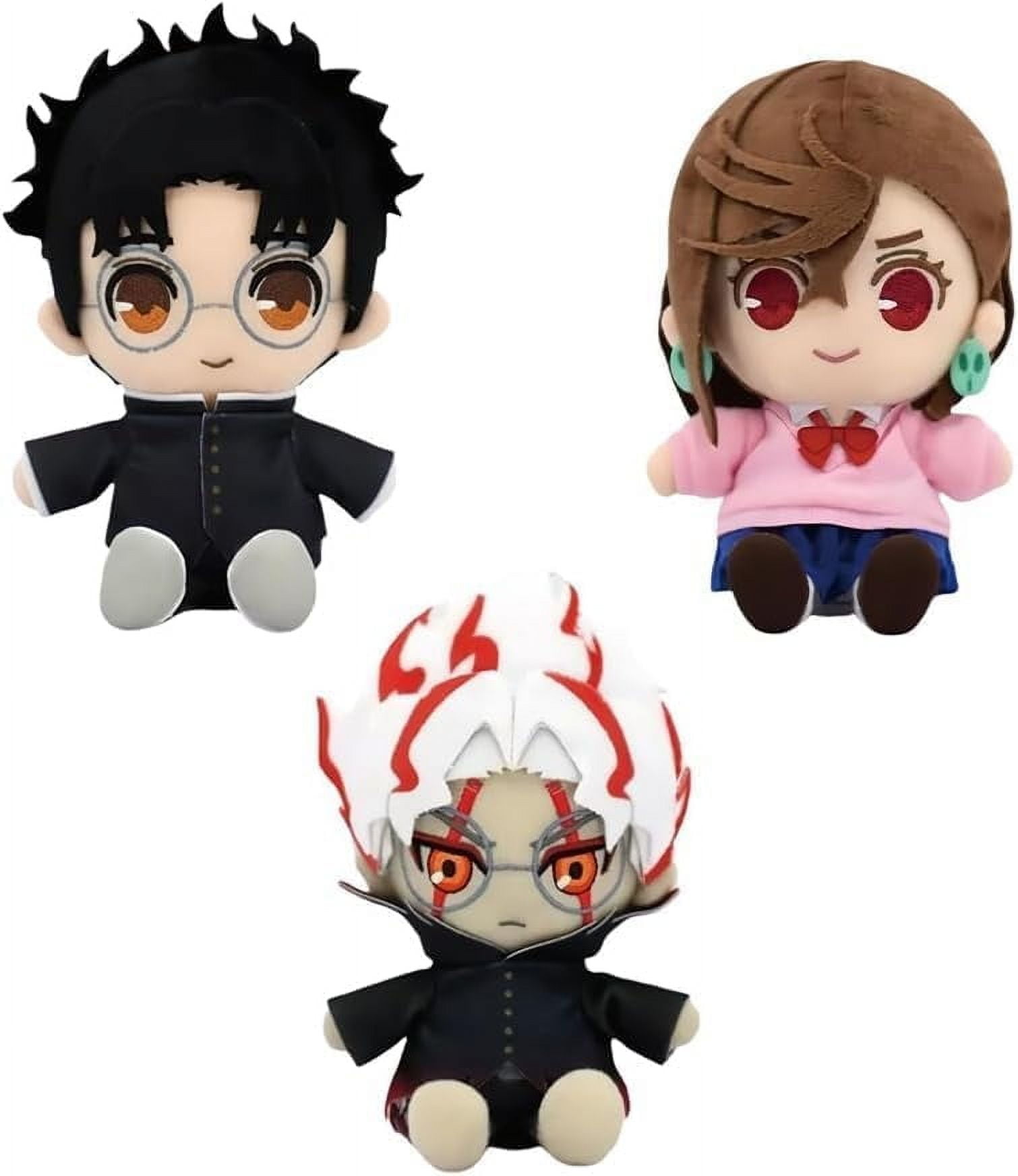 Fedpow Dandadan Plush 3pcs Ayase Momo Okarun Soft Plush Doll Figure ...