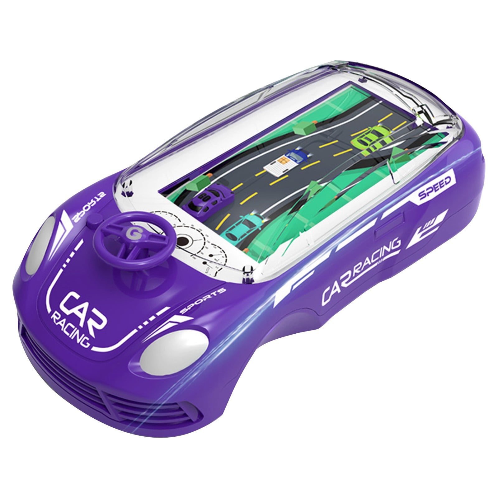 Fedpow Handheld Racing Car Game, Kids Handheld Game Machine Logic ...