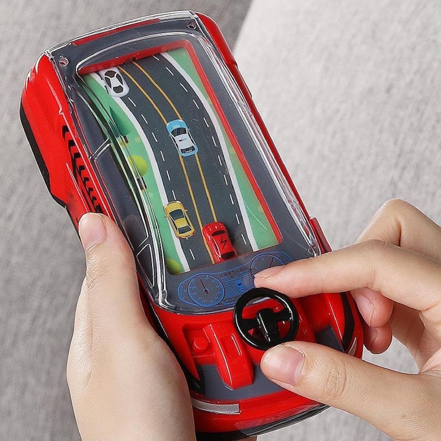 Fedpow Handheld Racing Car Game, Kids Handheld Game Machine Logic ...