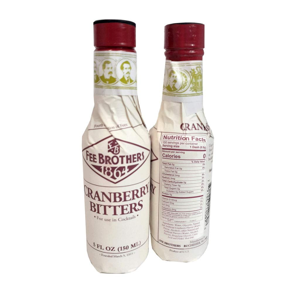 Fee Brothers Cranberry Bitters - 5 oz - 2 Pack - Walmart.com